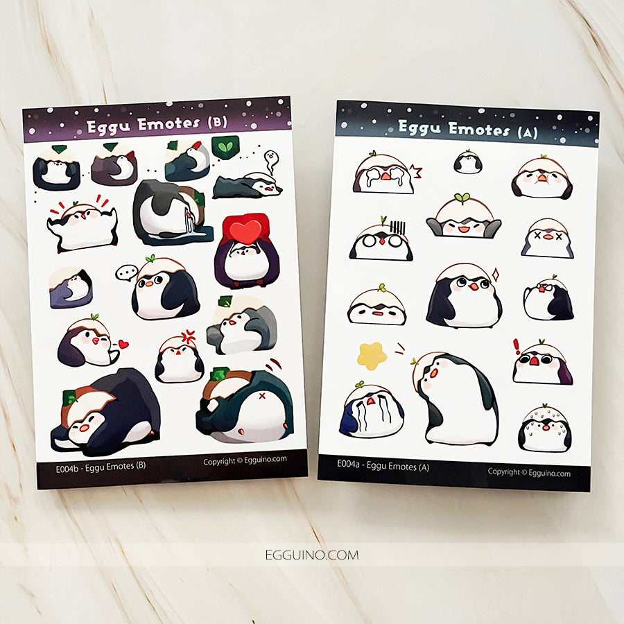 【Sticker Sheet】Eggu Emotes – EGGUINO